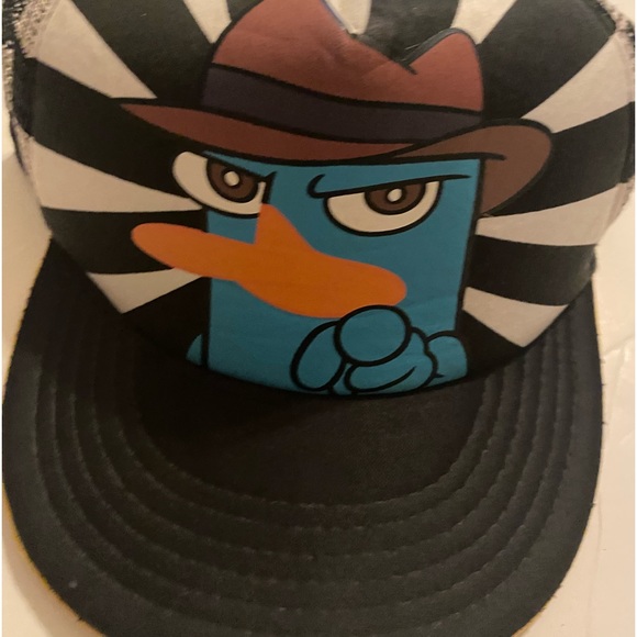 Disney | Accessories | Disney Phineas And Ferb Perry The Platypus Cap ...